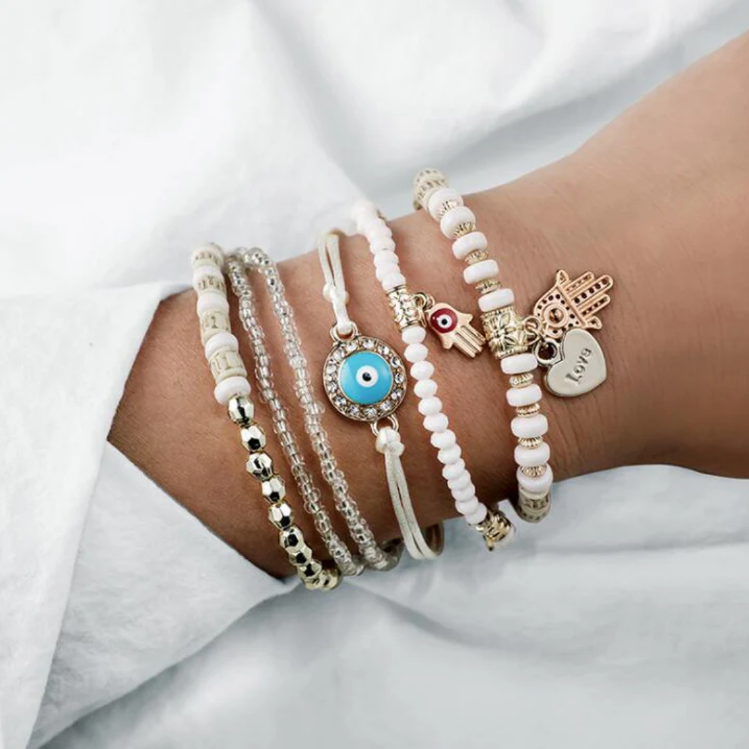 Hamsa Bracelet Bundle – Emma & Mia